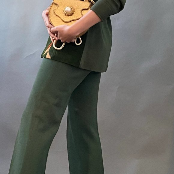 Pants & Jumpsuits | Womens Vintage Suit 7s Vintage Leather Suit Leather ...